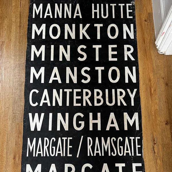 Bus Destination Blind - Etsy UK