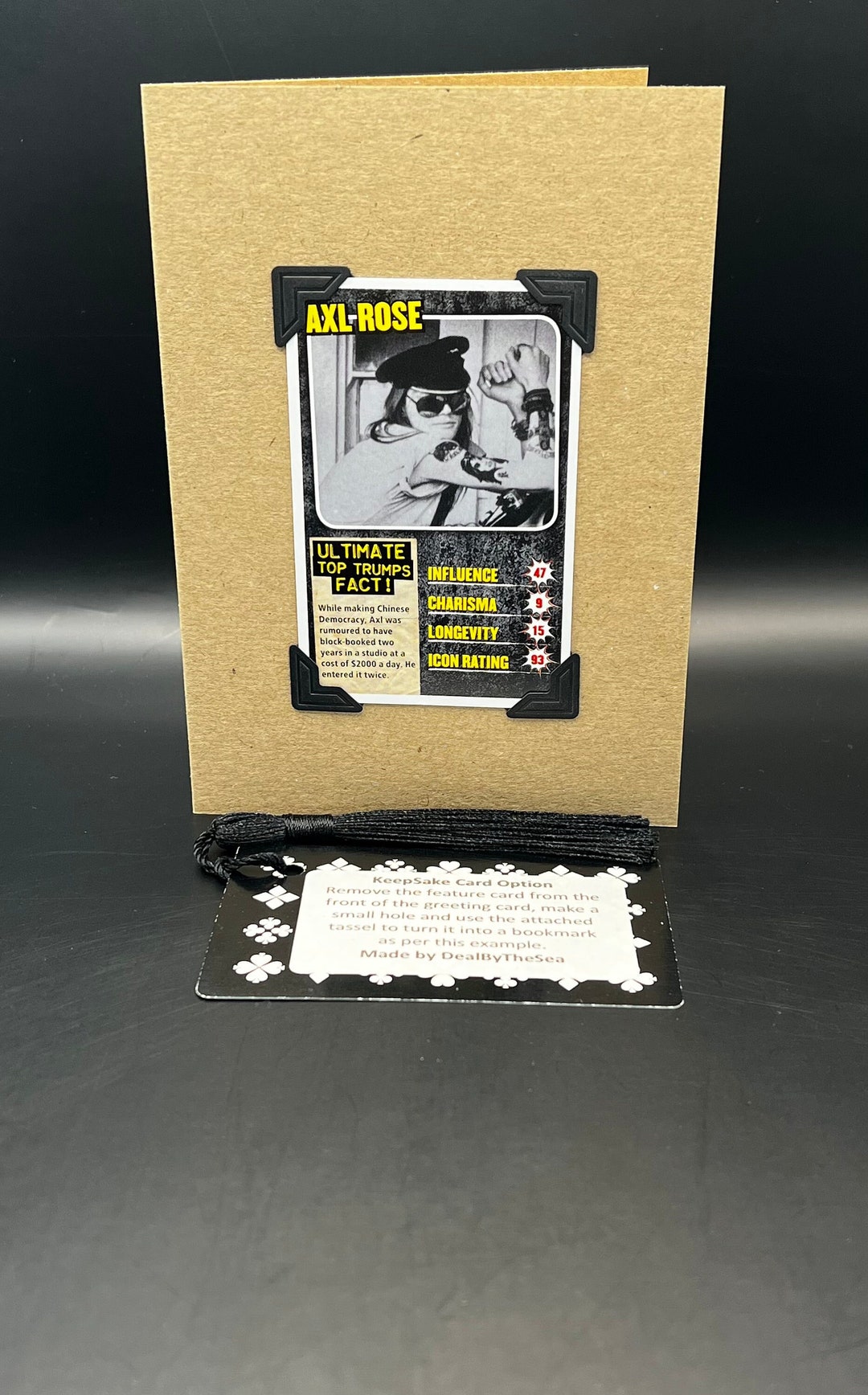 Axl Rose Kerrang Rock Legends Top Trumps Original 2014 Playing - Etsy