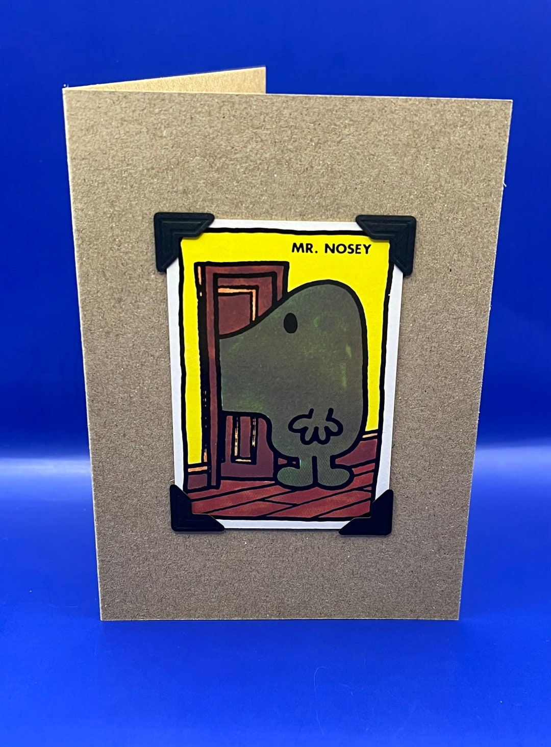 Vintage Mr Men Mr Nosey Character Card Keepsake Greeting Card - Etsy
