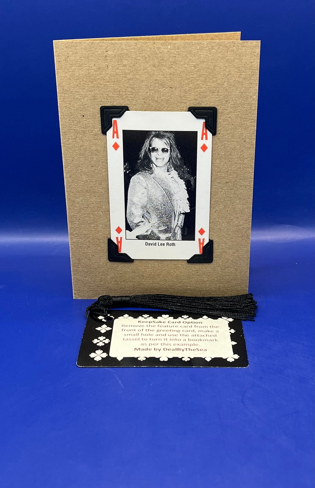 Vintage David Lee Roth Van Halem 1993 Kerrang Original Playing Card ...