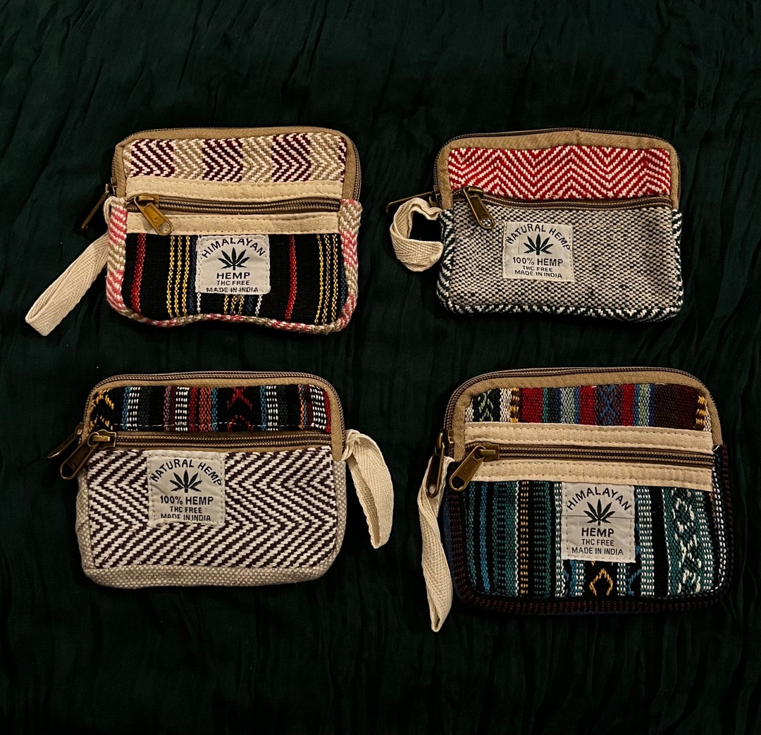 Hemp Coin Purse Wallet - Etsy UK