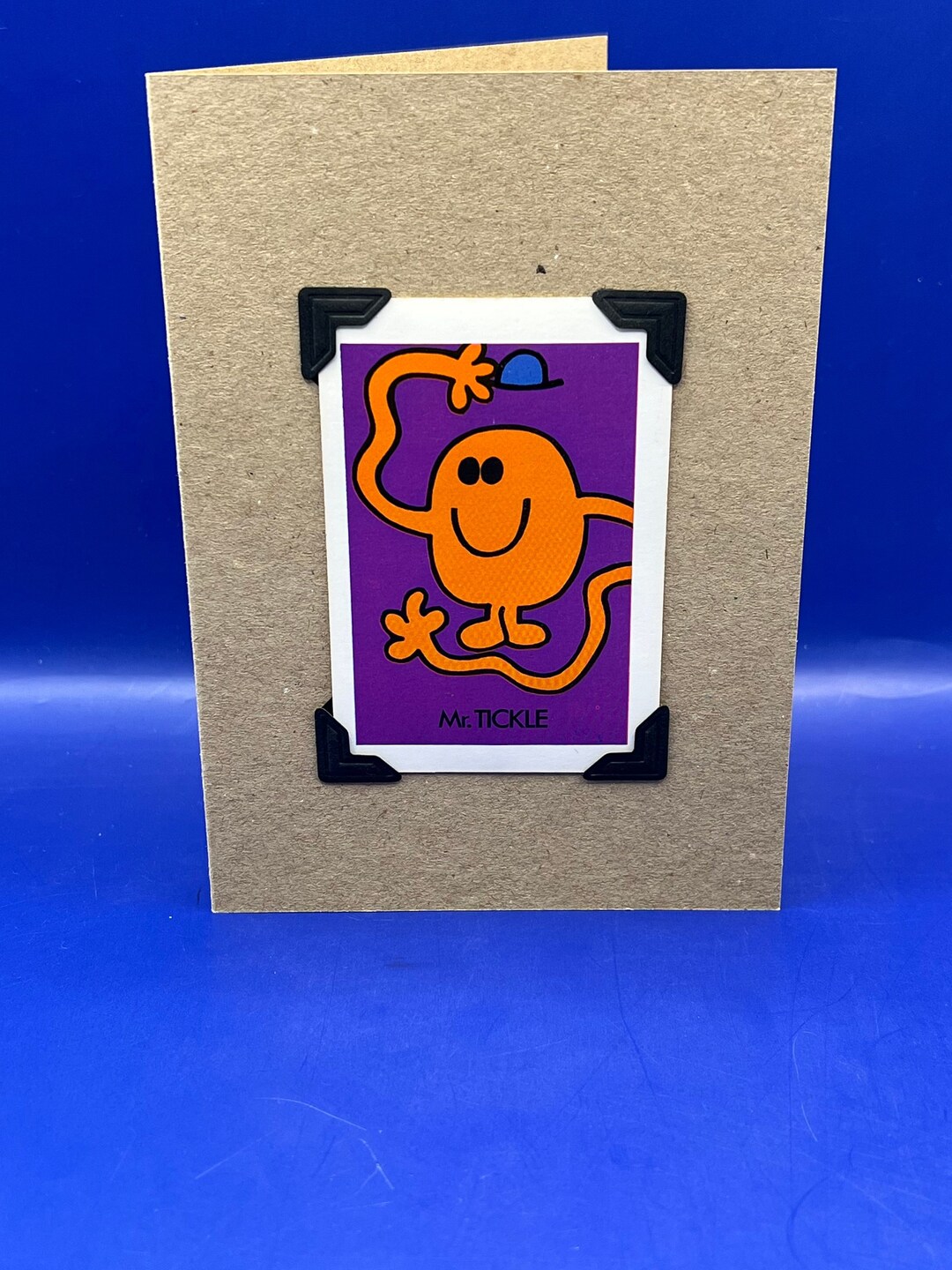 Vintage Mr Men Mr Tickle 1976 Character Card Keepsake Greeting Card ...