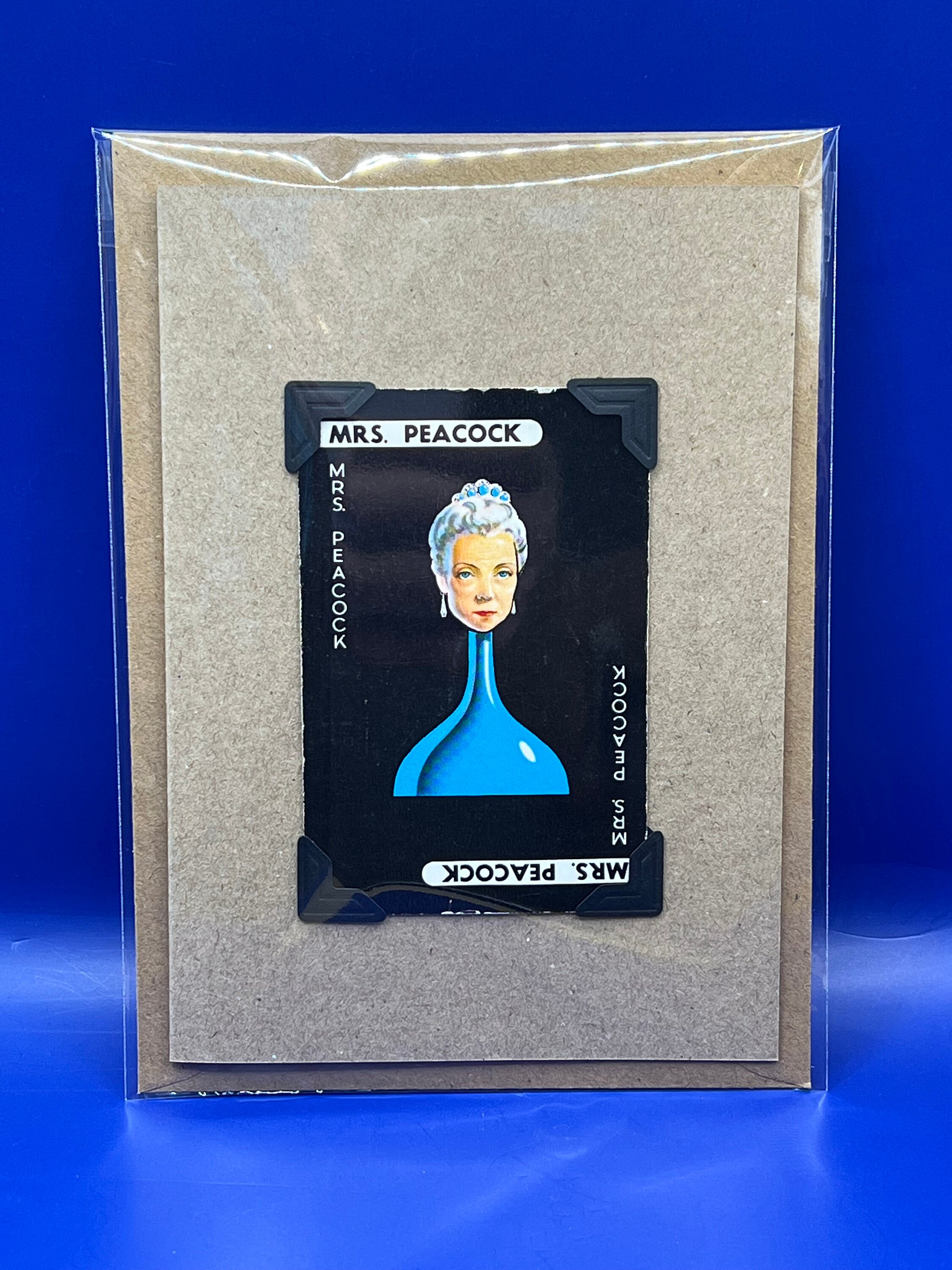 Characters Mrs Peacock Card