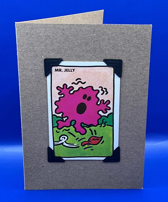 Vintage Mr Men Mr Jelly Character Card Keepsake Greeting Card - Etsy ...