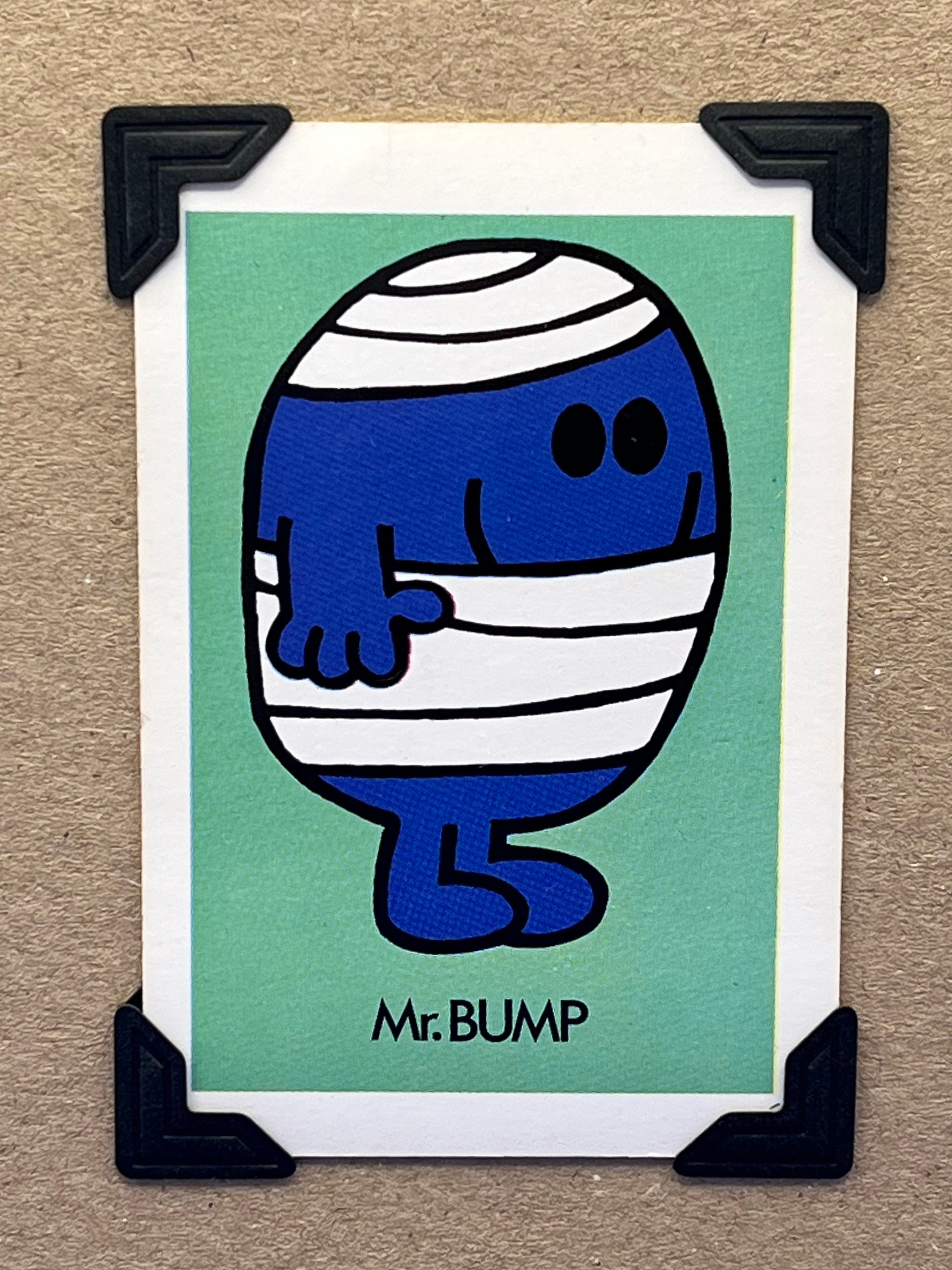 Vintage Mr Men Mr Bump 1976 Character Card Keepsake Greeting - Etsy