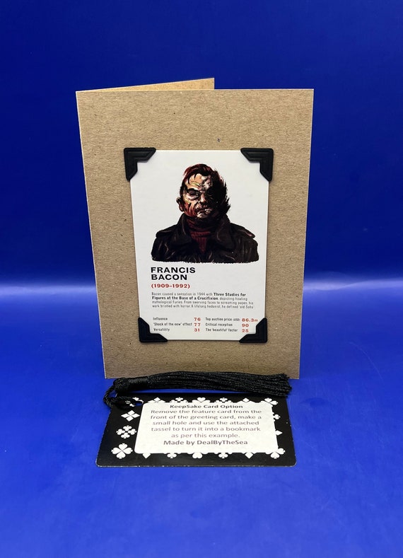 Francis Bacon Card Handwritten Note From Francis Bacon To Erica