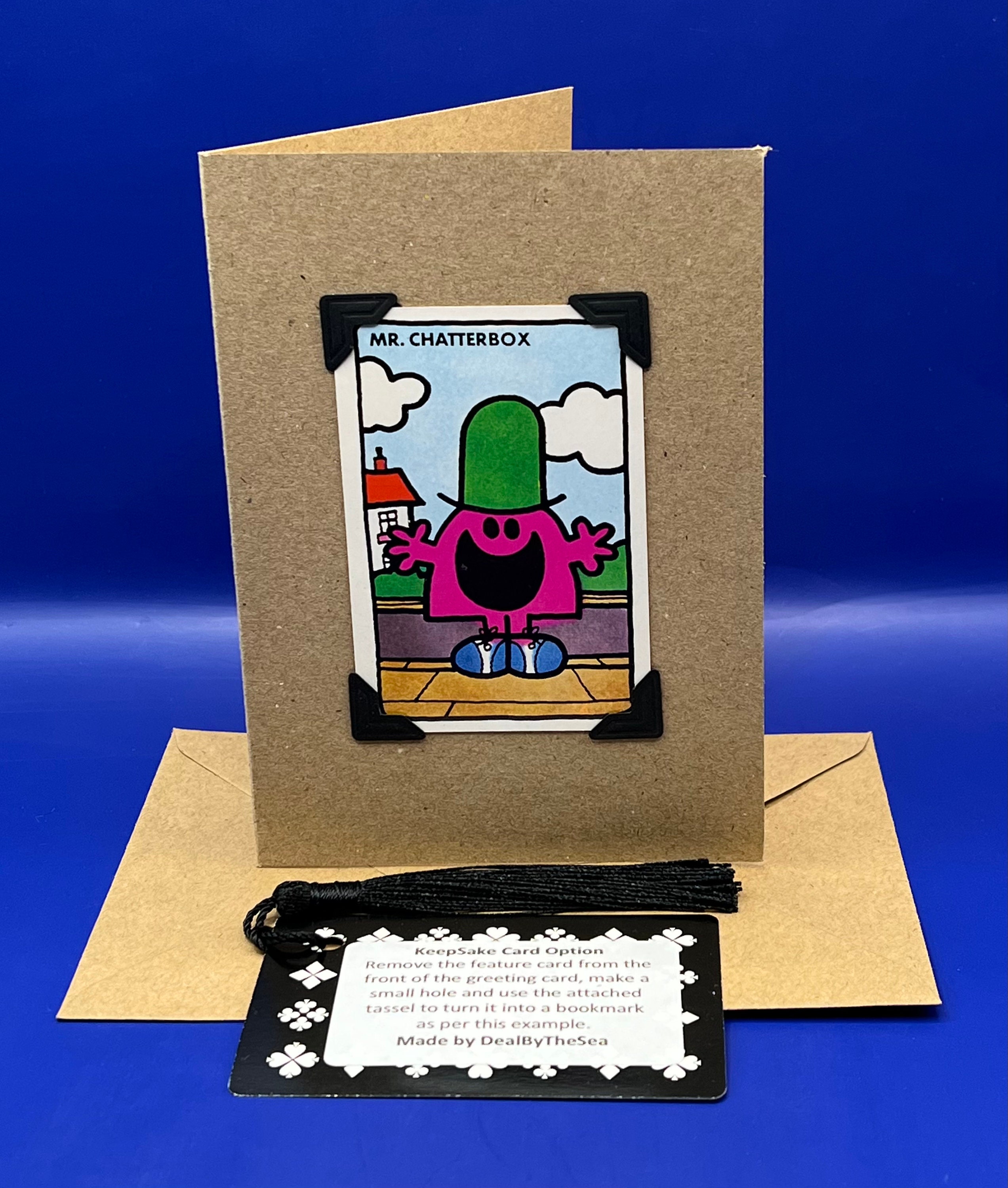 Vintage Mr Men Mr Chatterbox Character Card Keepsake Greeting Card ...