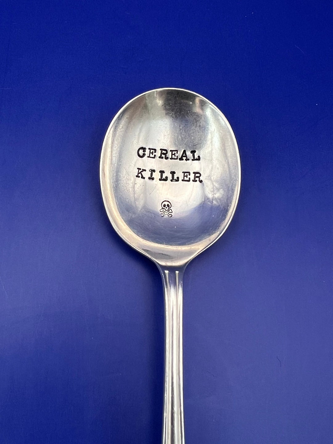Handstamped Cereal Killer Spoon - Etsy