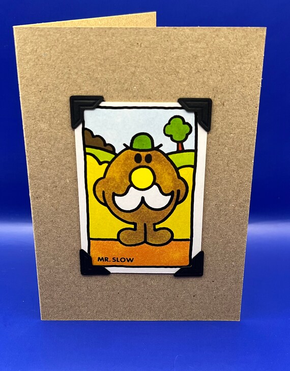 Vintage Mr Slow Mr Men Character Card Keepsake Greeting Card - Etsy Denmark