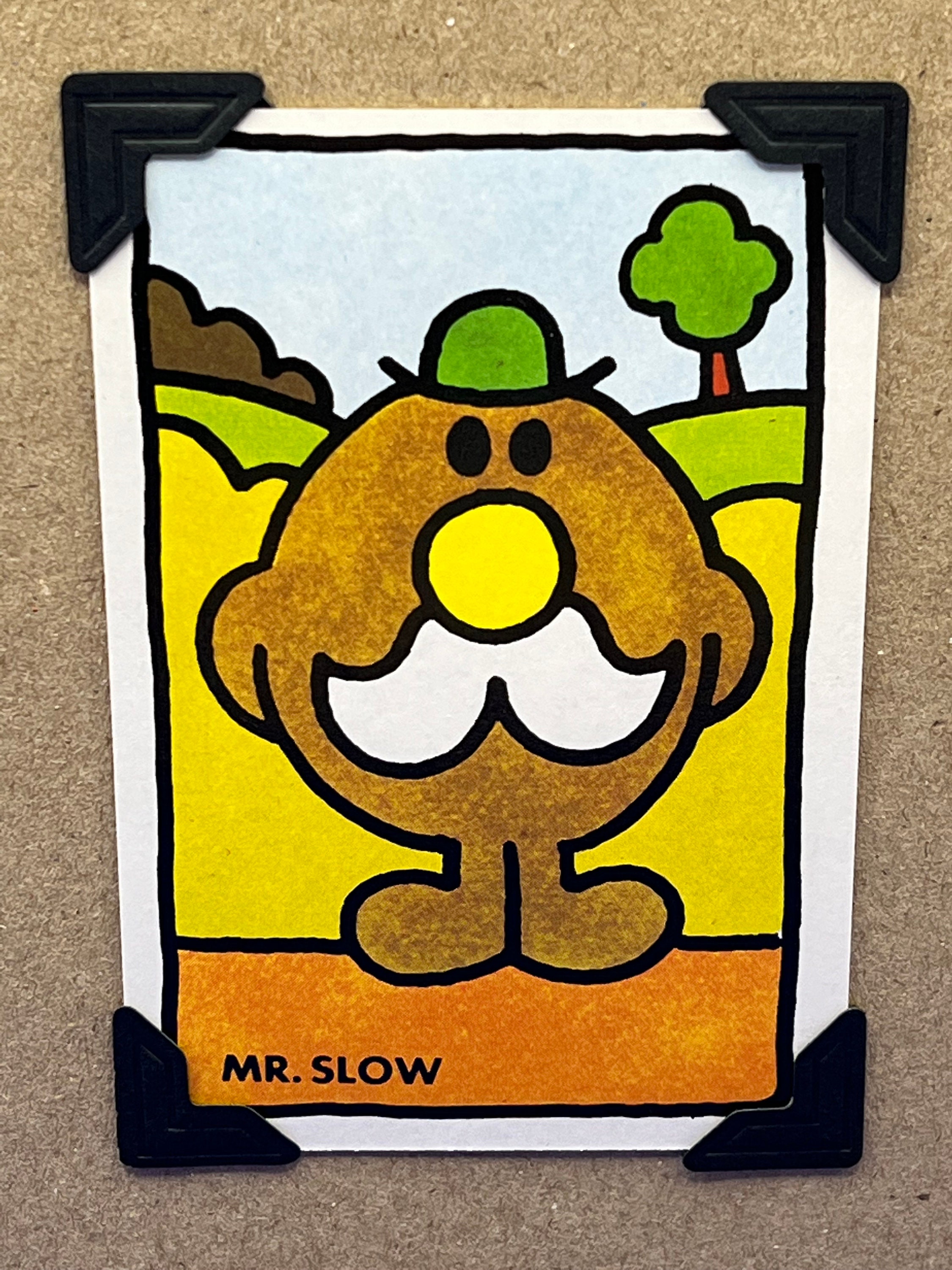 Vintage Mr Slow Mr Men Character Card Keepsake Greeting Card - Etsy Denmark