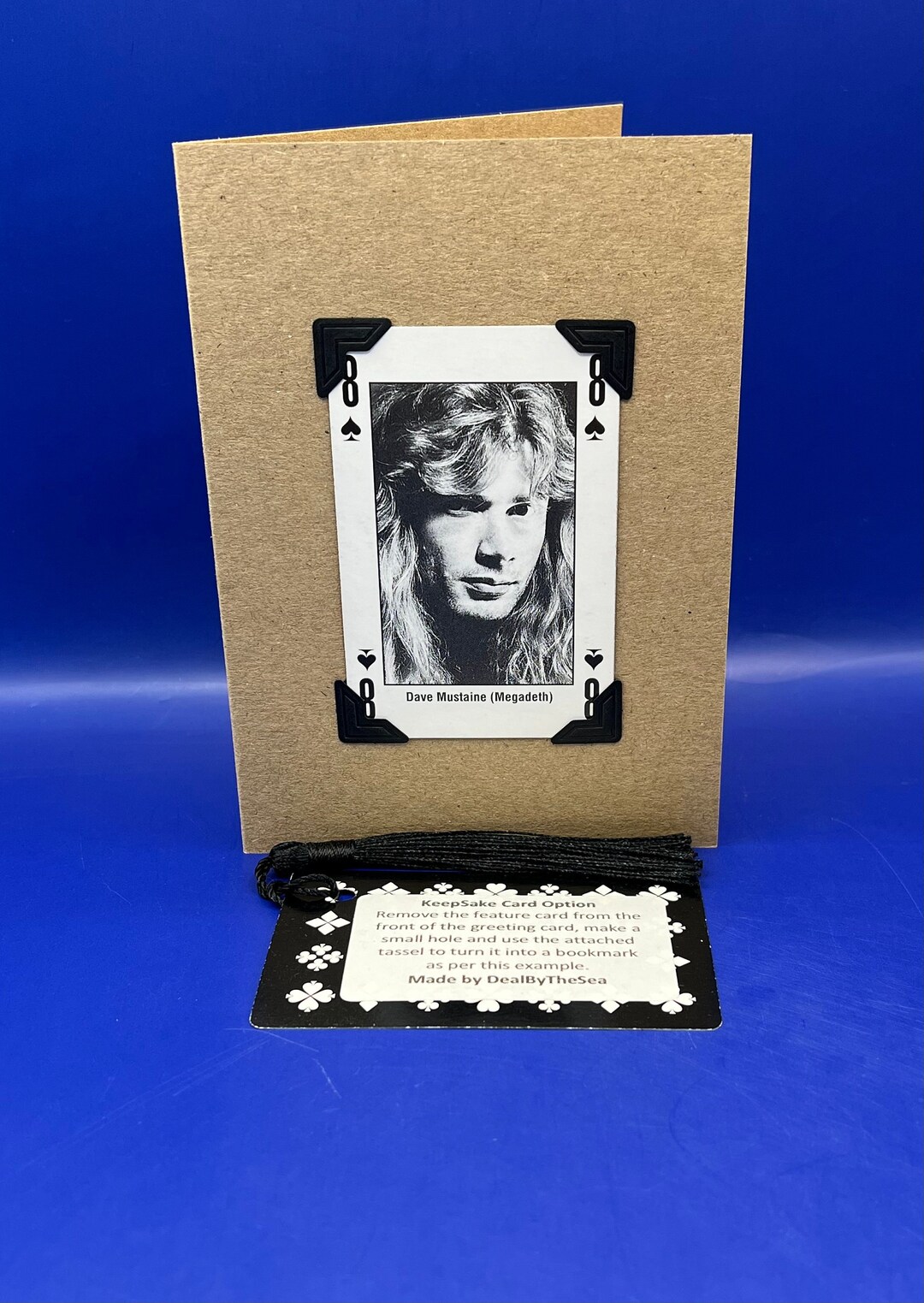 Vintage Dave Mustaine Megadeth 1993 Kerrang Original Playing Card ...
