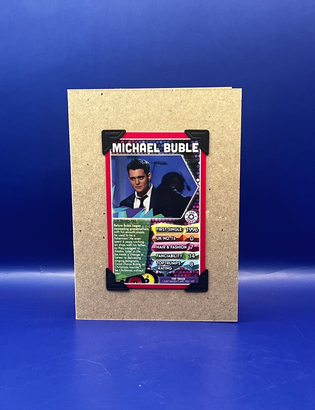 Michael Buble Pop Legends Top Trumps Original 2015 Playing Card ...