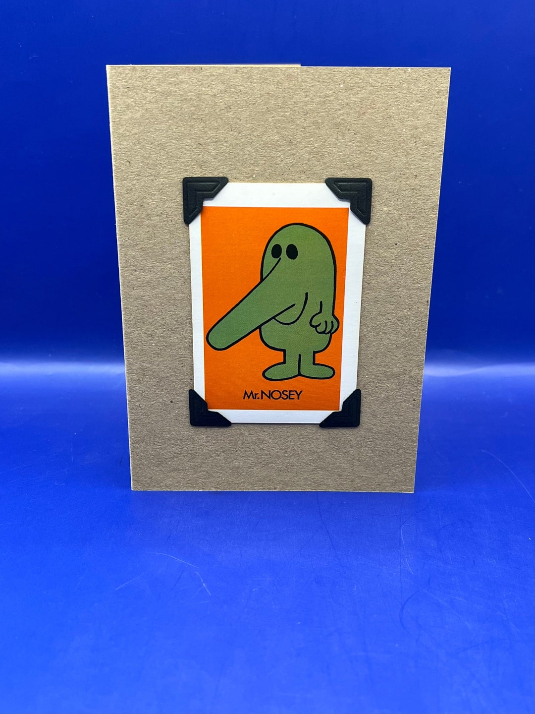 Vintage Mr Men Mr Nosey 1976 Character Card Keepsake Greeting Card - Etsy