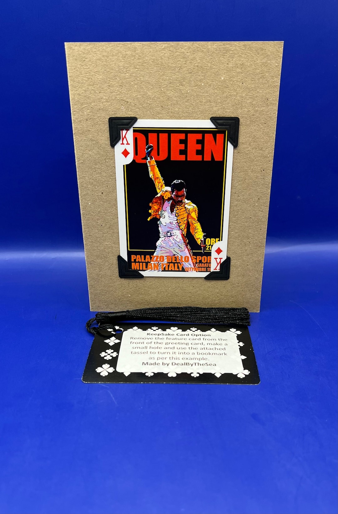 Queen Freddie Mercury Playing Card Keepsake Greeting Card - Etsy