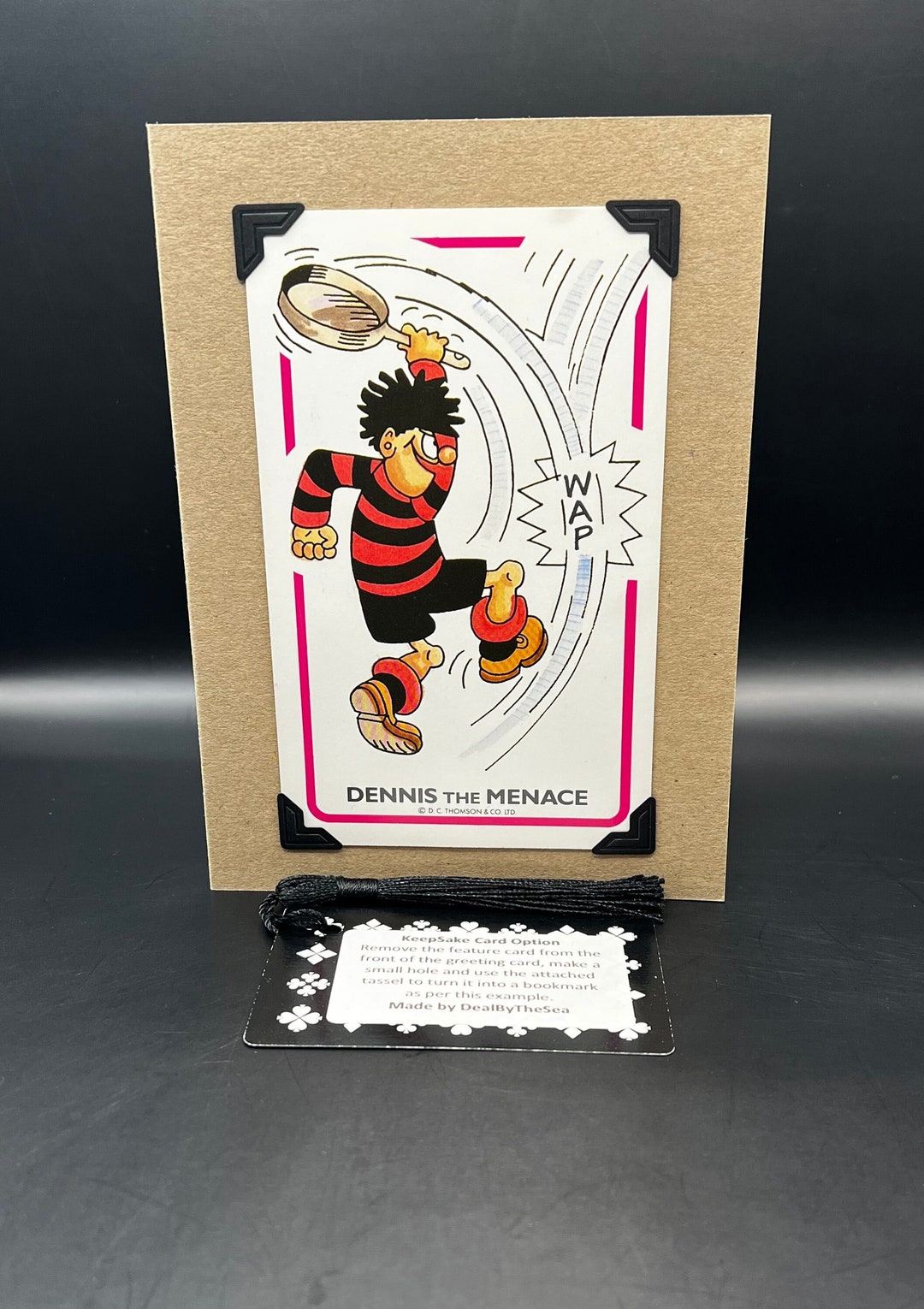 Vintage Beano Dennis the Menace Character Card Keepsake Greeting Card ...