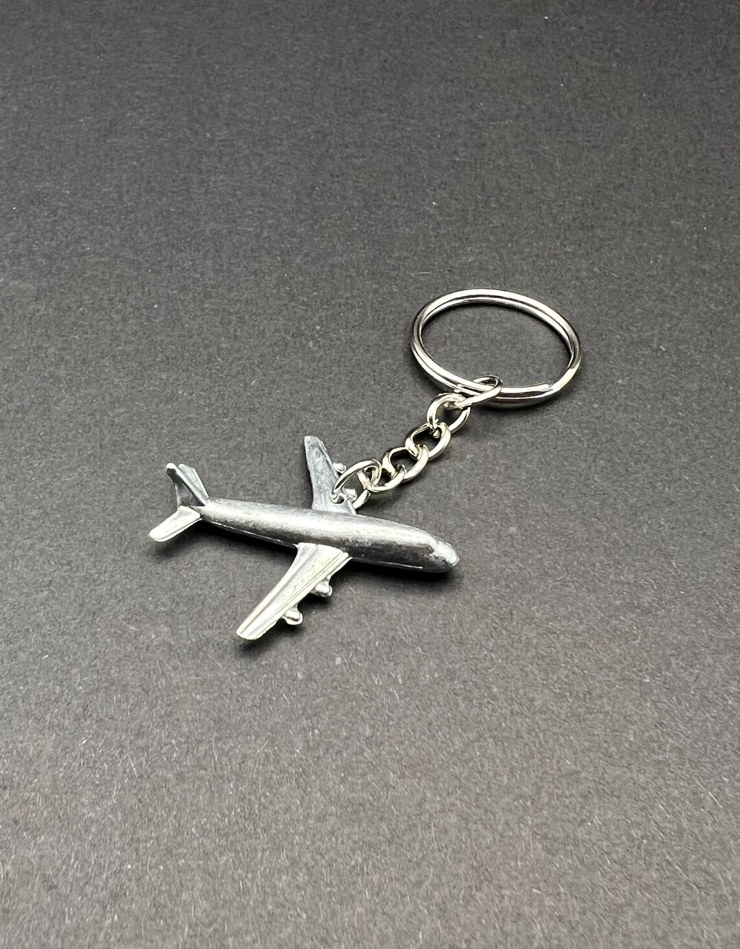 Monopoly Aeroplane Keyring Original Here and Now Playing Piece Airplane ...