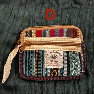 Hemp Coin Purse Wallet - Etsy UK