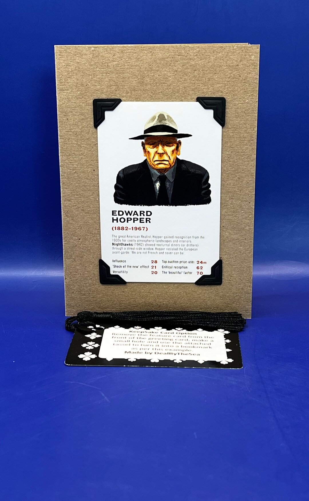 Edward Hopper Artists Trump Card Keepsake Greeting Card - Etsy UK