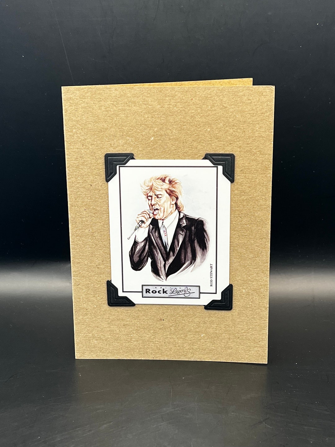 Rod Stewart Vintage 1992 Legends Wall of Fame Original Card Keepsake ...