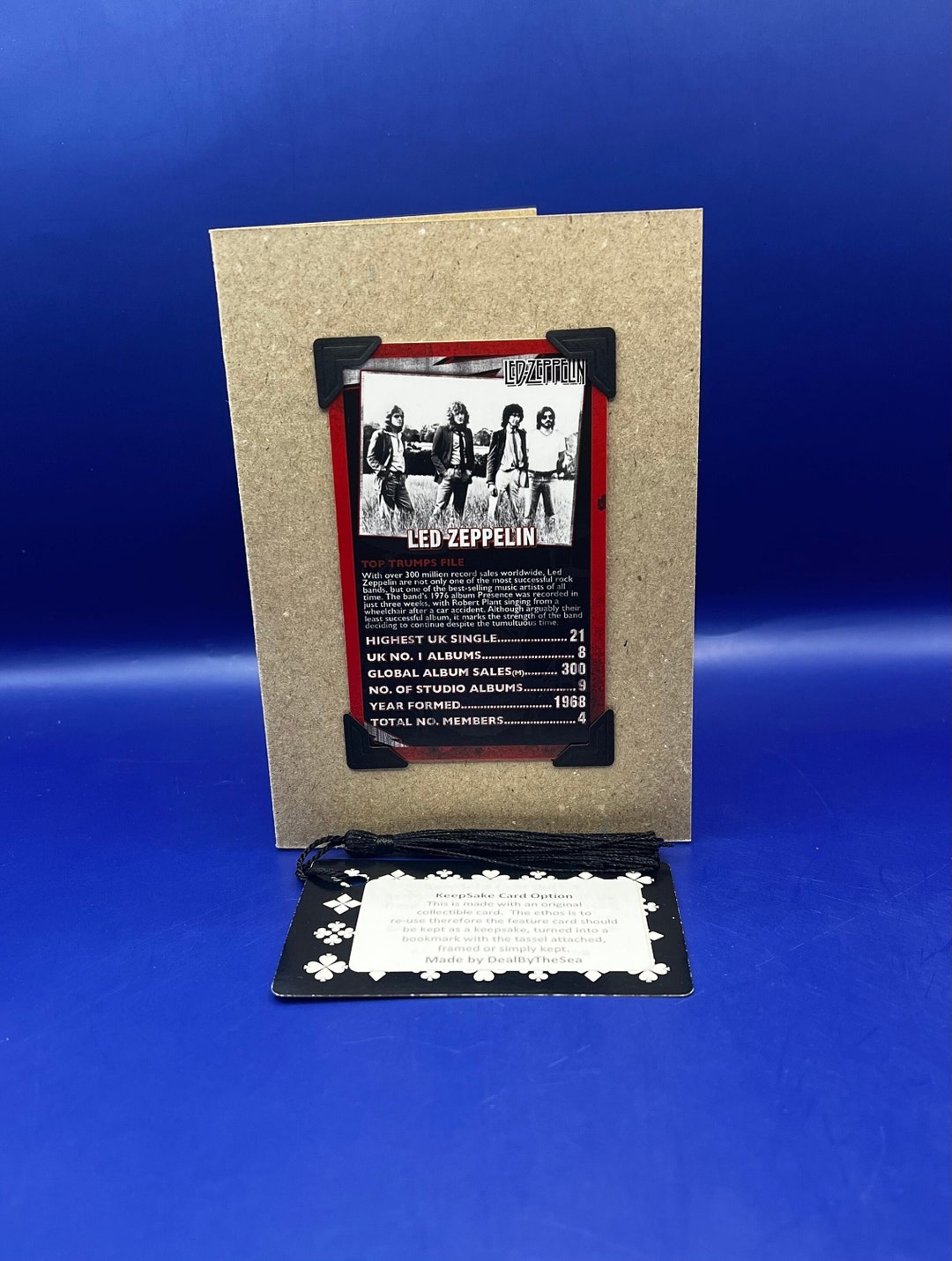 Led Zeppelin Planet Rock Top Trumps Original 2014 Playing Card Keepsake ...
