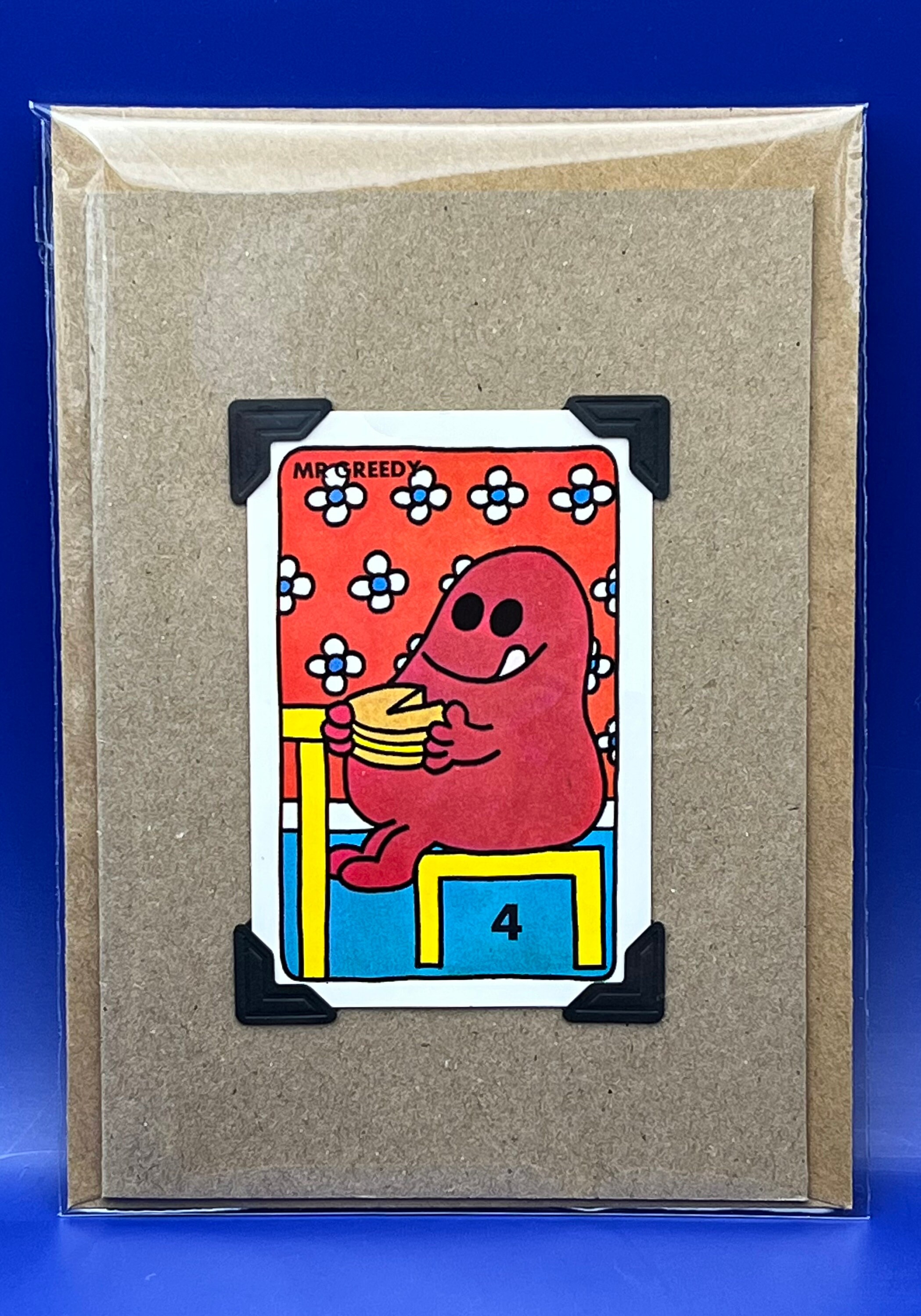 Vintage Mr Men Mr Greedy Character Card Keepsake Greeting Card | Etsy