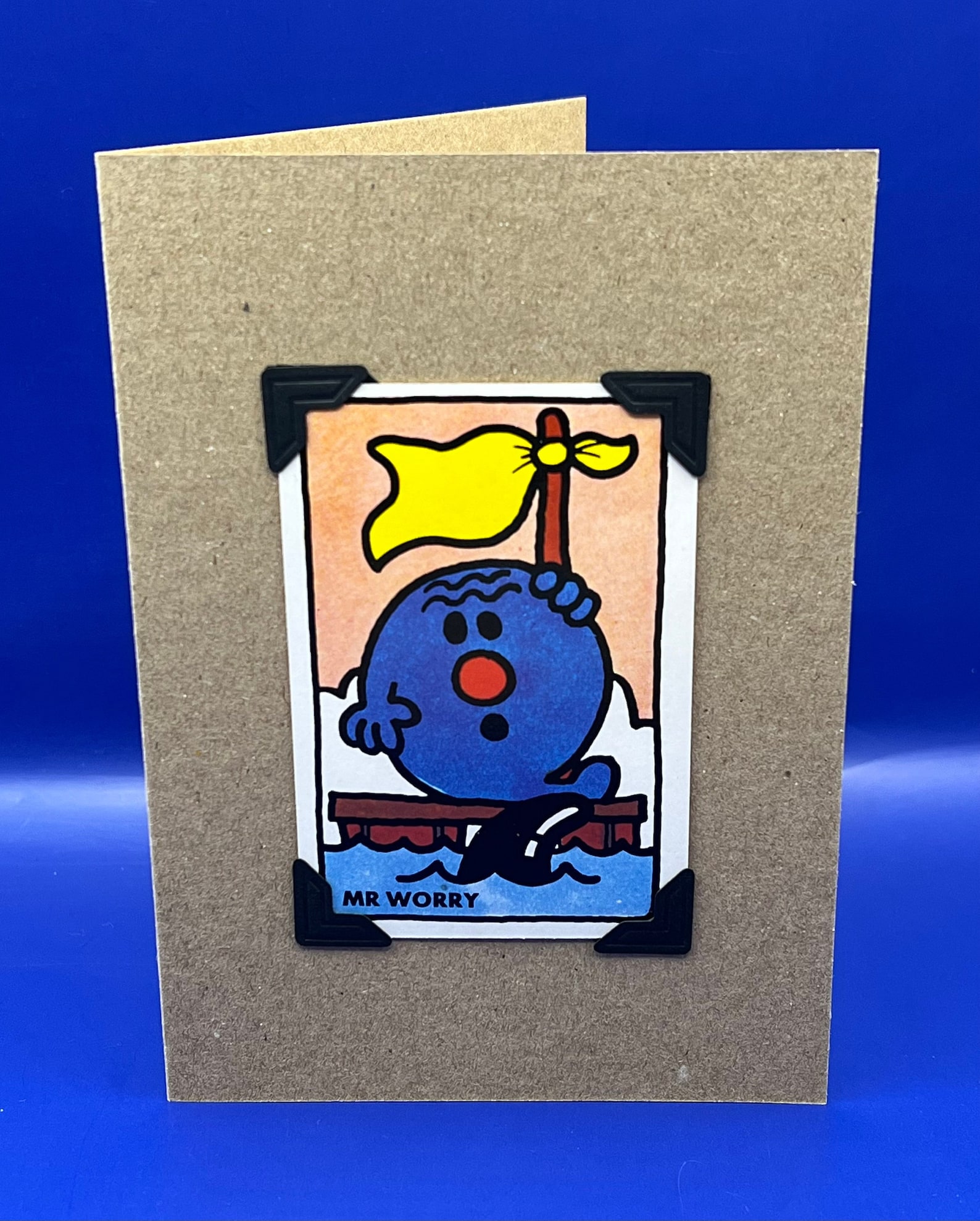 Vintage Mr Worry Mr Men Character Card Keepsake Greeting Card - Etsy ...