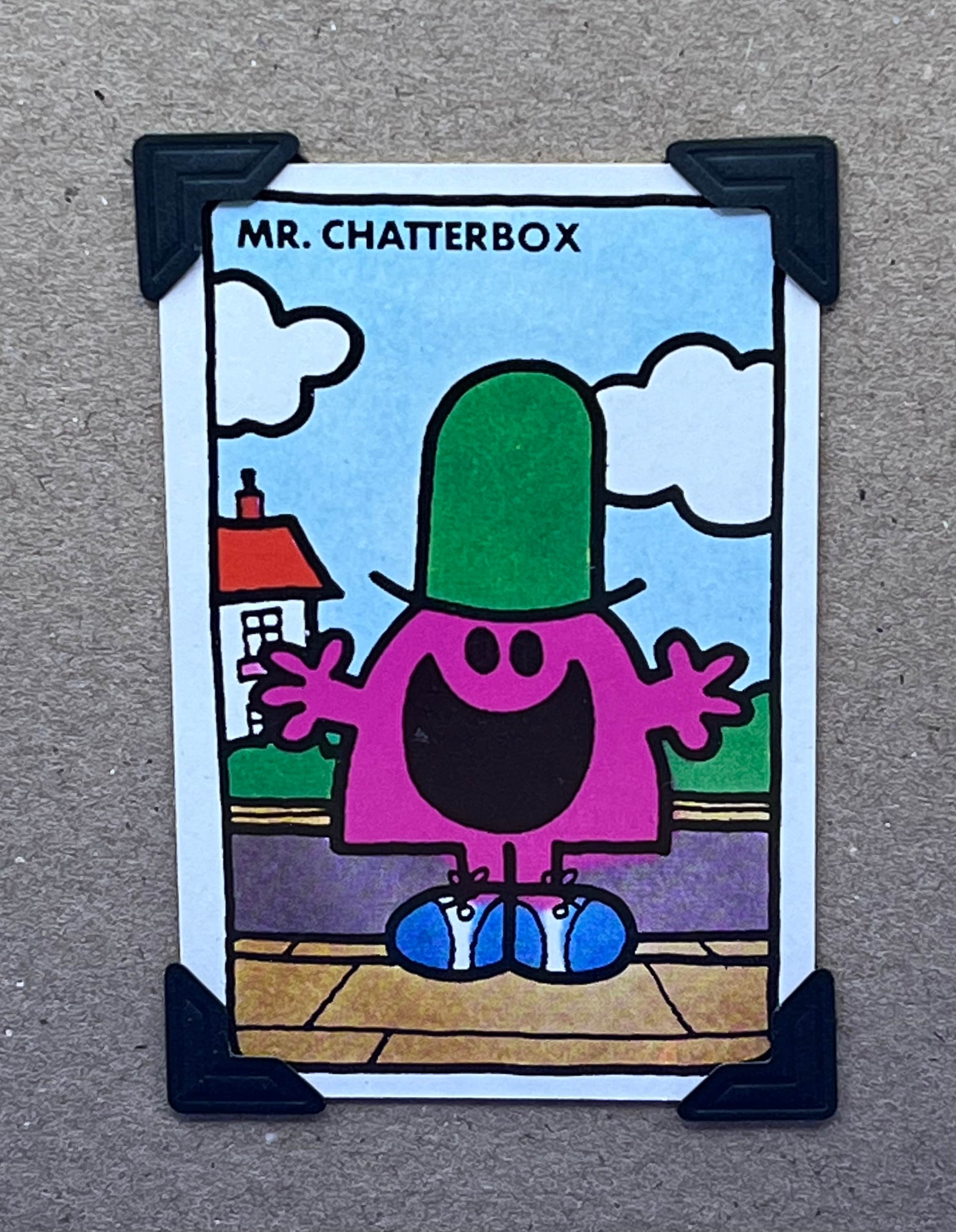 Vintage Mr Men Mr Chatterbox Character Card Keepsake Greeting | Etsy UK