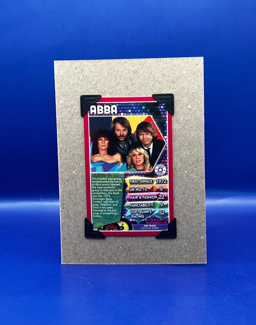 Abba Pop Legends Top Trumps Original 2015 Playing Card Keepsake ...