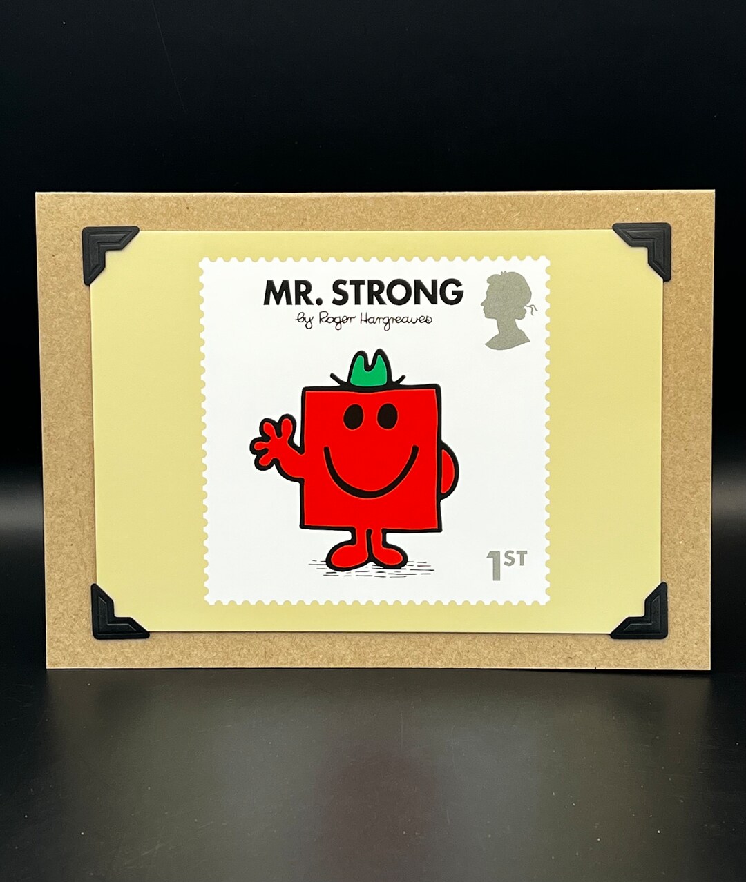 Mr Men Mr Strong PHQ Postcard 2016 Post Office Stamps Original Keepsake ...
