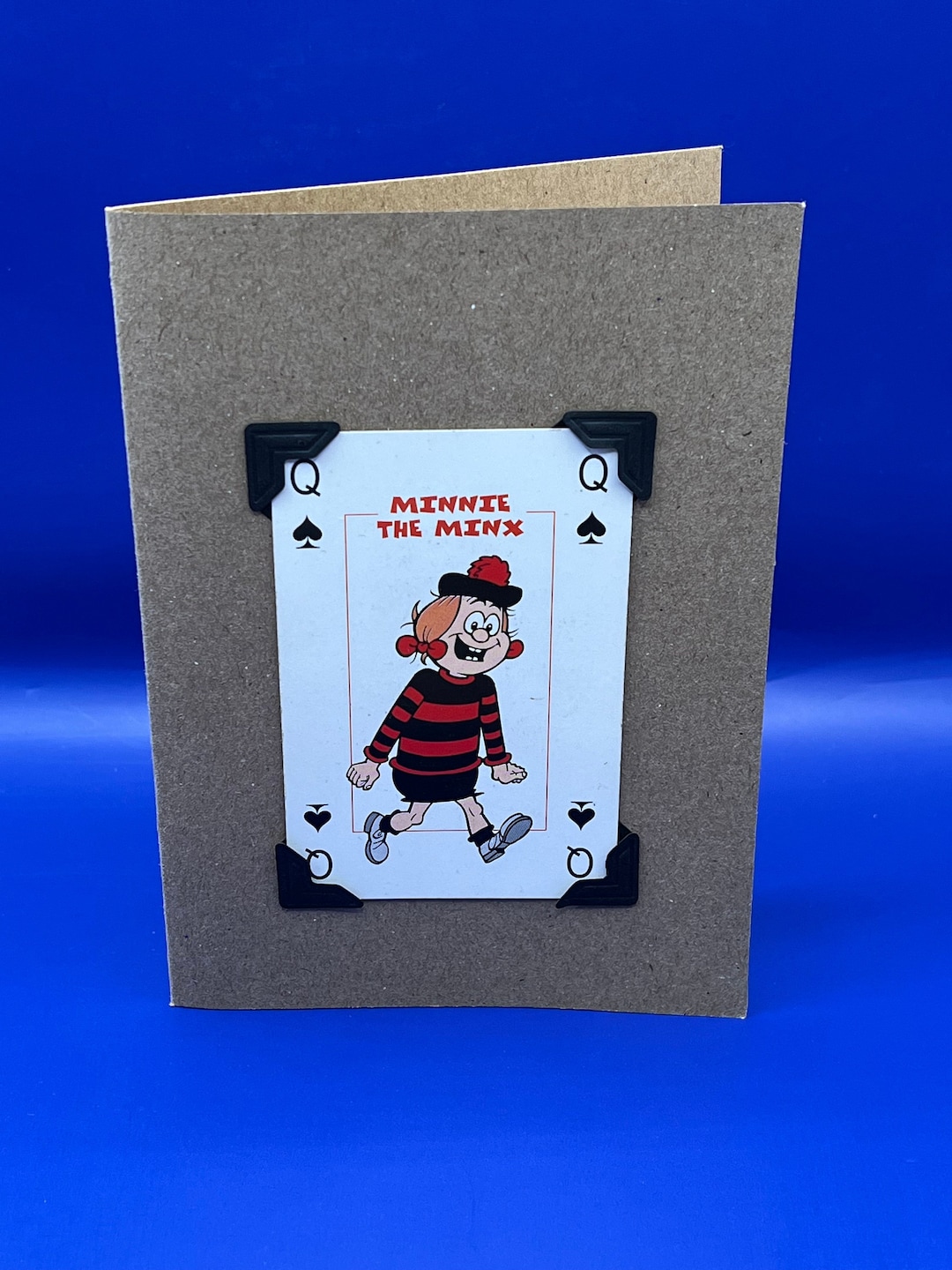 Vintage Beano Minnie the Minx Character Card Keepsake Greeting Card ...