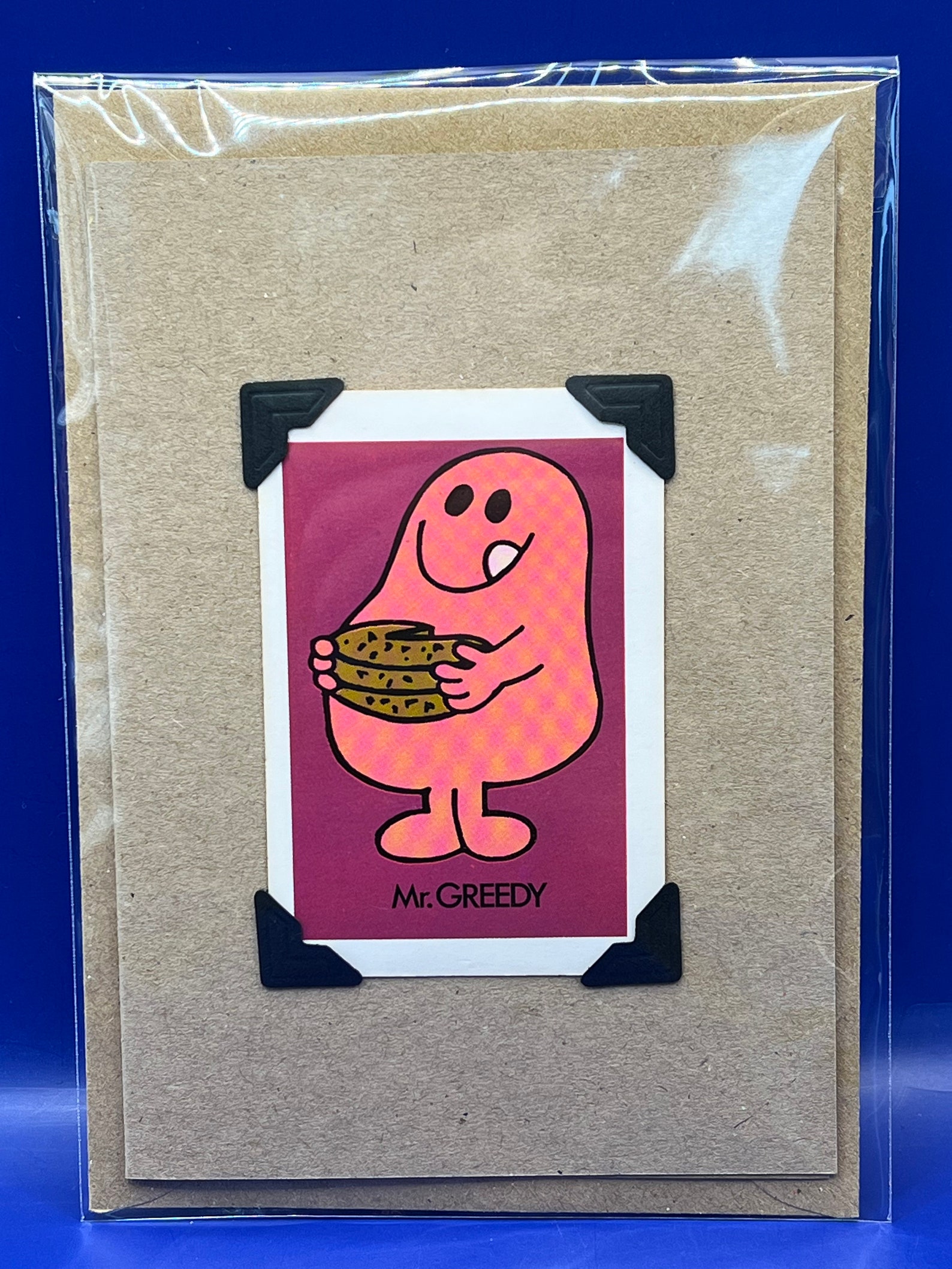 Vintage Mr Men Mr Greedy 1976 Character Card Keepsake Greeting - Etsy