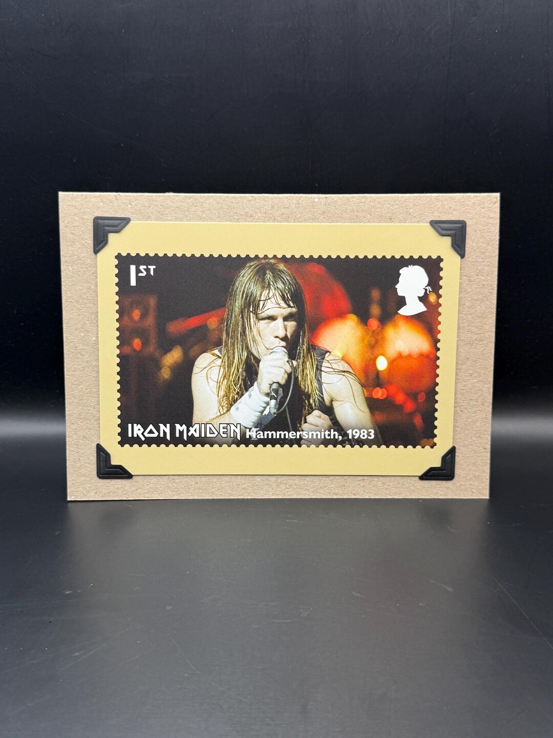 Iron Maiden PHQ Postcard 2023 Post Office Stamps Original Keepsake ...
