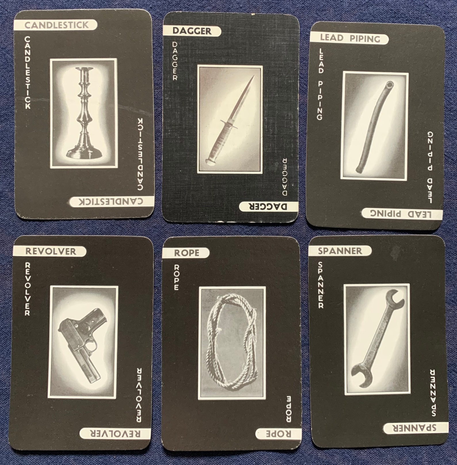 Vintage Cluedo Room or Weapon Card Keepsake Greeting Card - Etsy UK