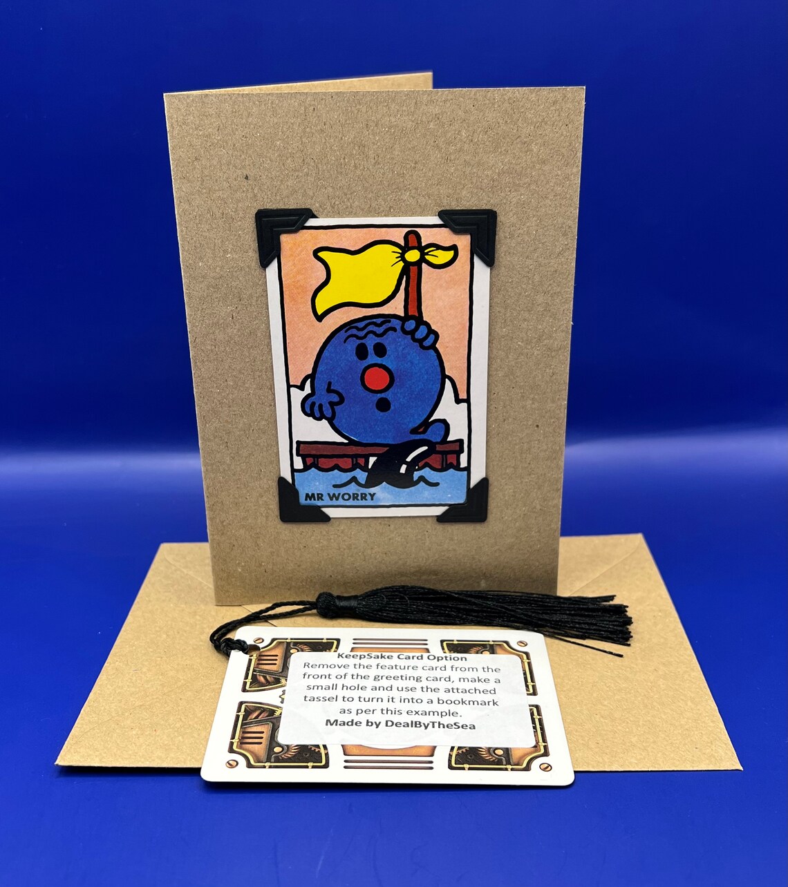 Vintage Mr Worry Mr Men Character Card Keepsake Greeting Card - Etsy ...