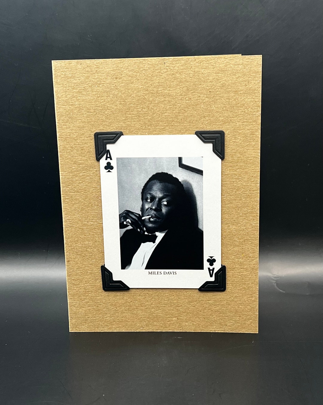 Jazz Legend Miles Davis Playing Card Bengt H Malmqvist Keepsake ...