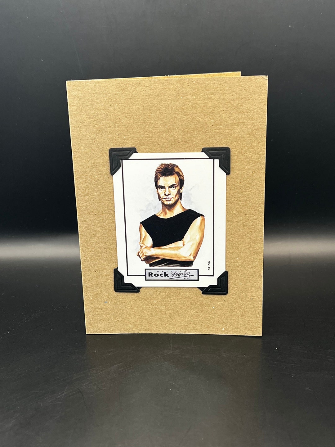 Sting Vintage 1992 Legends Wall of Fame Original Card Keepsake Greeting ...