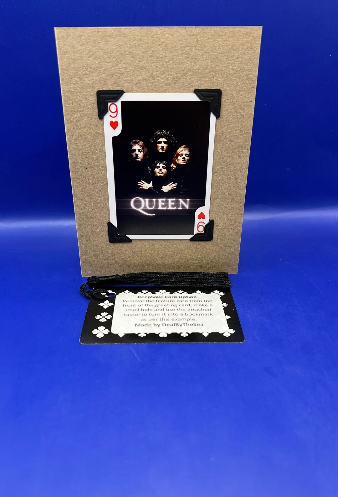 Queen Bohemian Rhapsody Playing Card Keepsake Greeting Card - Etsy