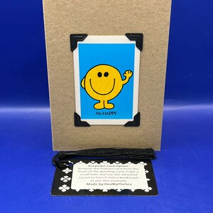 Vintage Mr Men Mr Happy 1976 Character Card Keepsake Greeting - Etsy