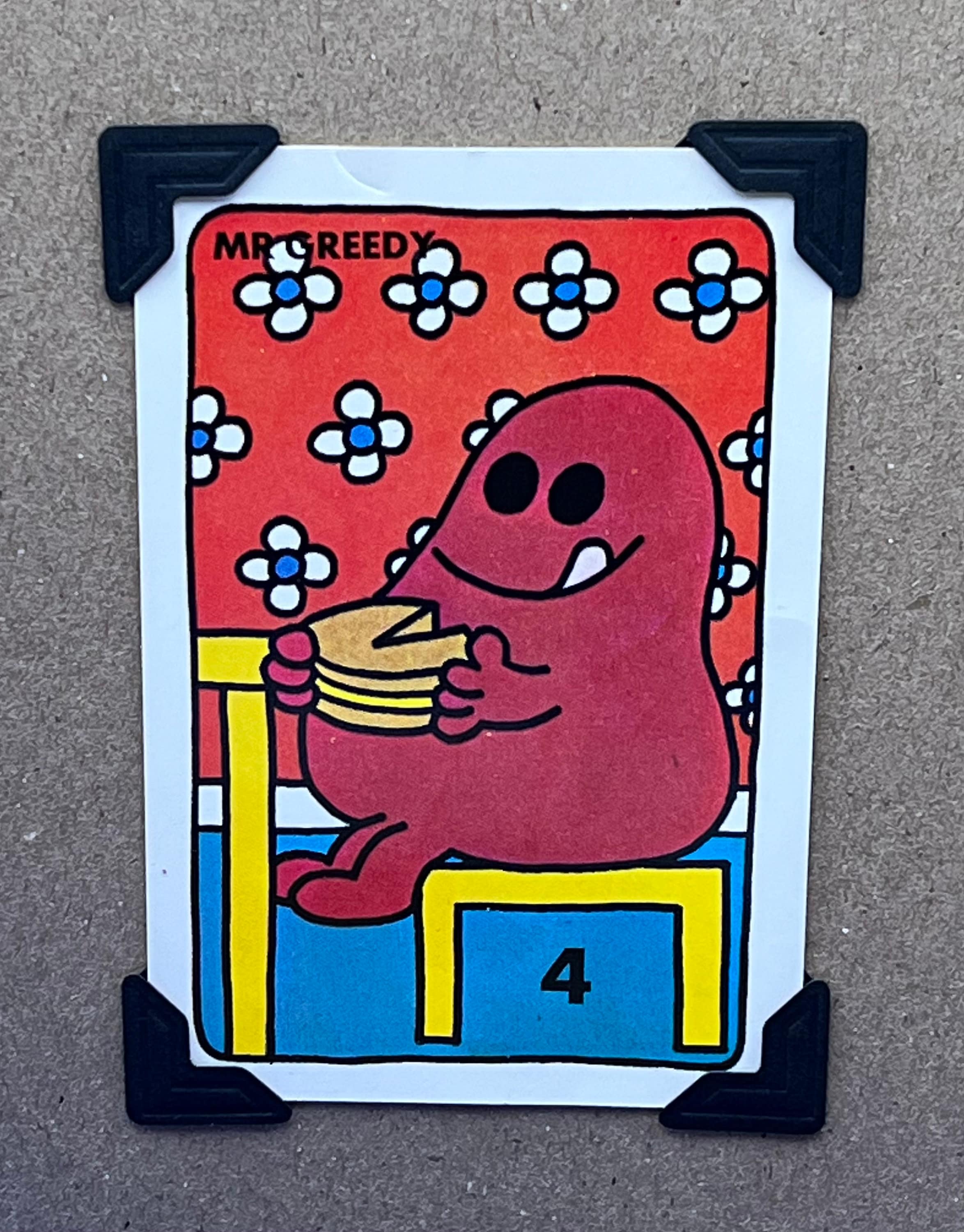 Vintage Mr Men Mr Greedy Character Card Keepsake Greeting Card | Etsy