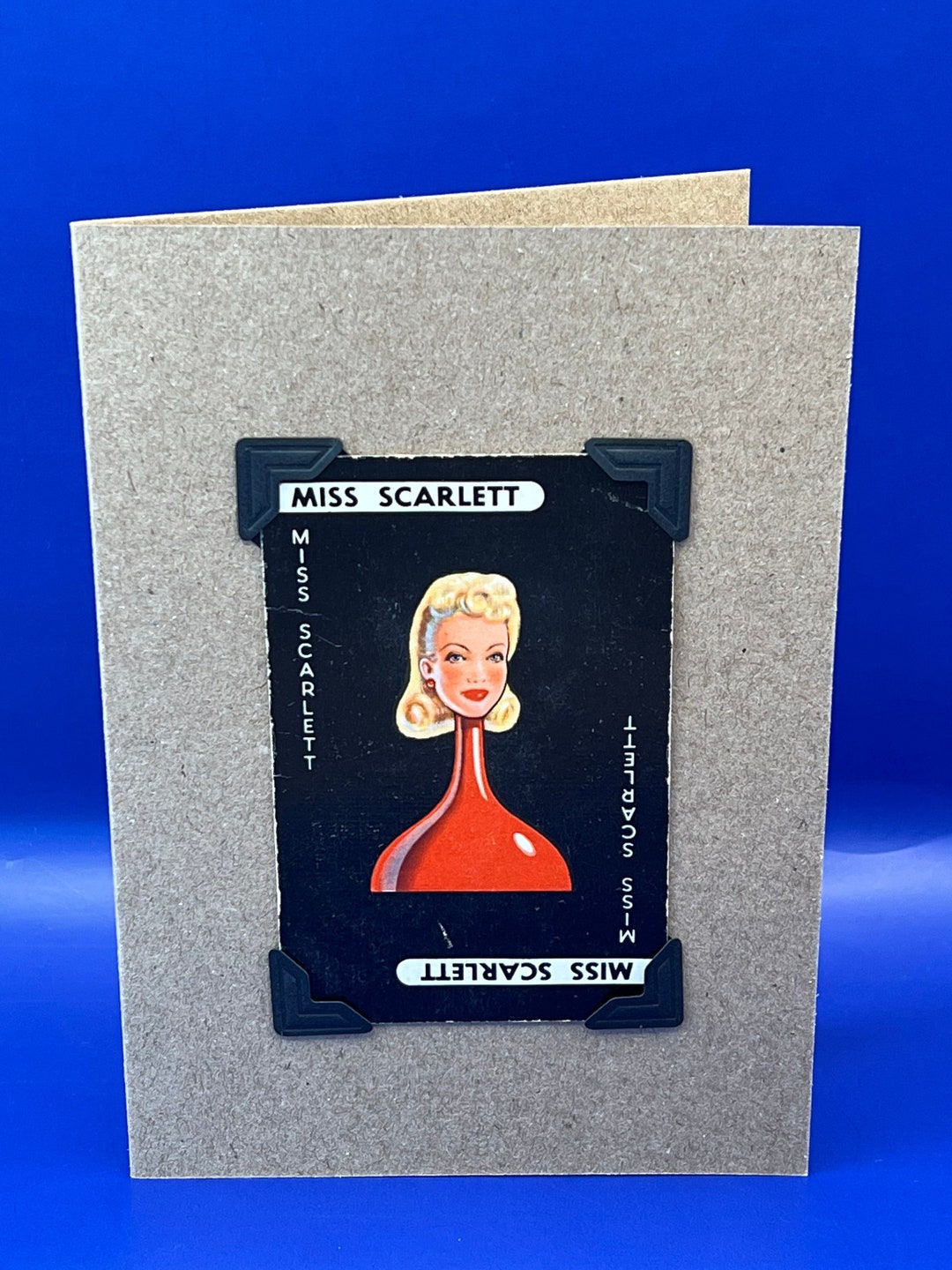 Vintage Cluedo Miss Scarlet Card Keepsake Greeting Card - Etsy Ireland