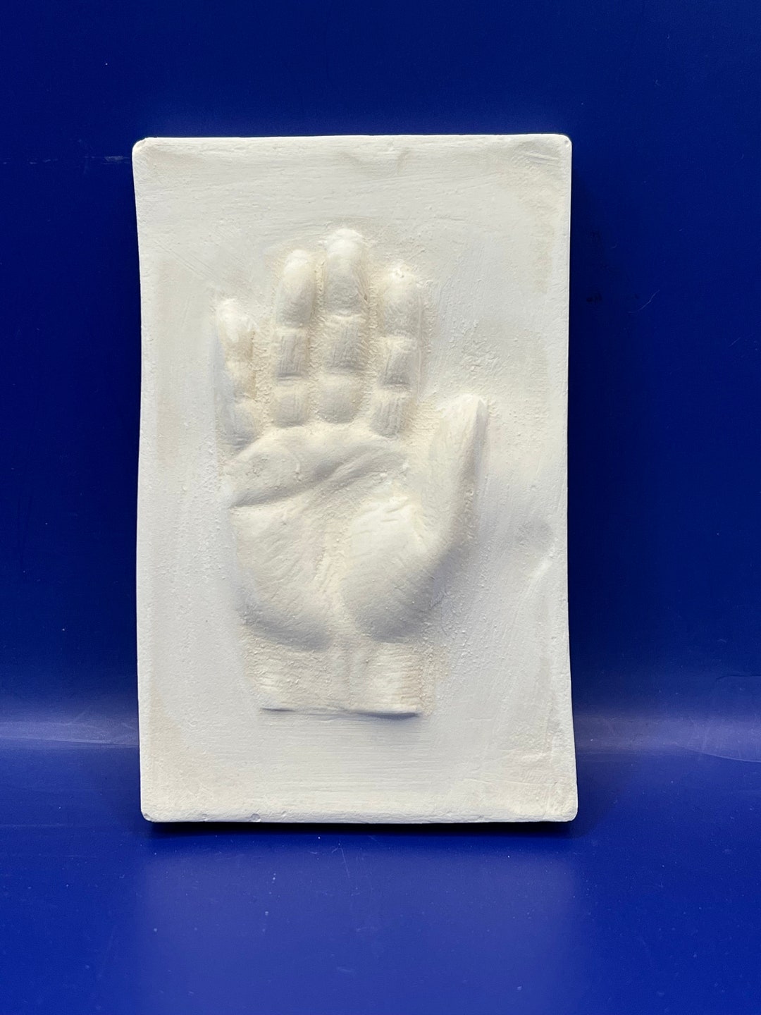Plaster Relief Hand Plaque Tile - Etsy