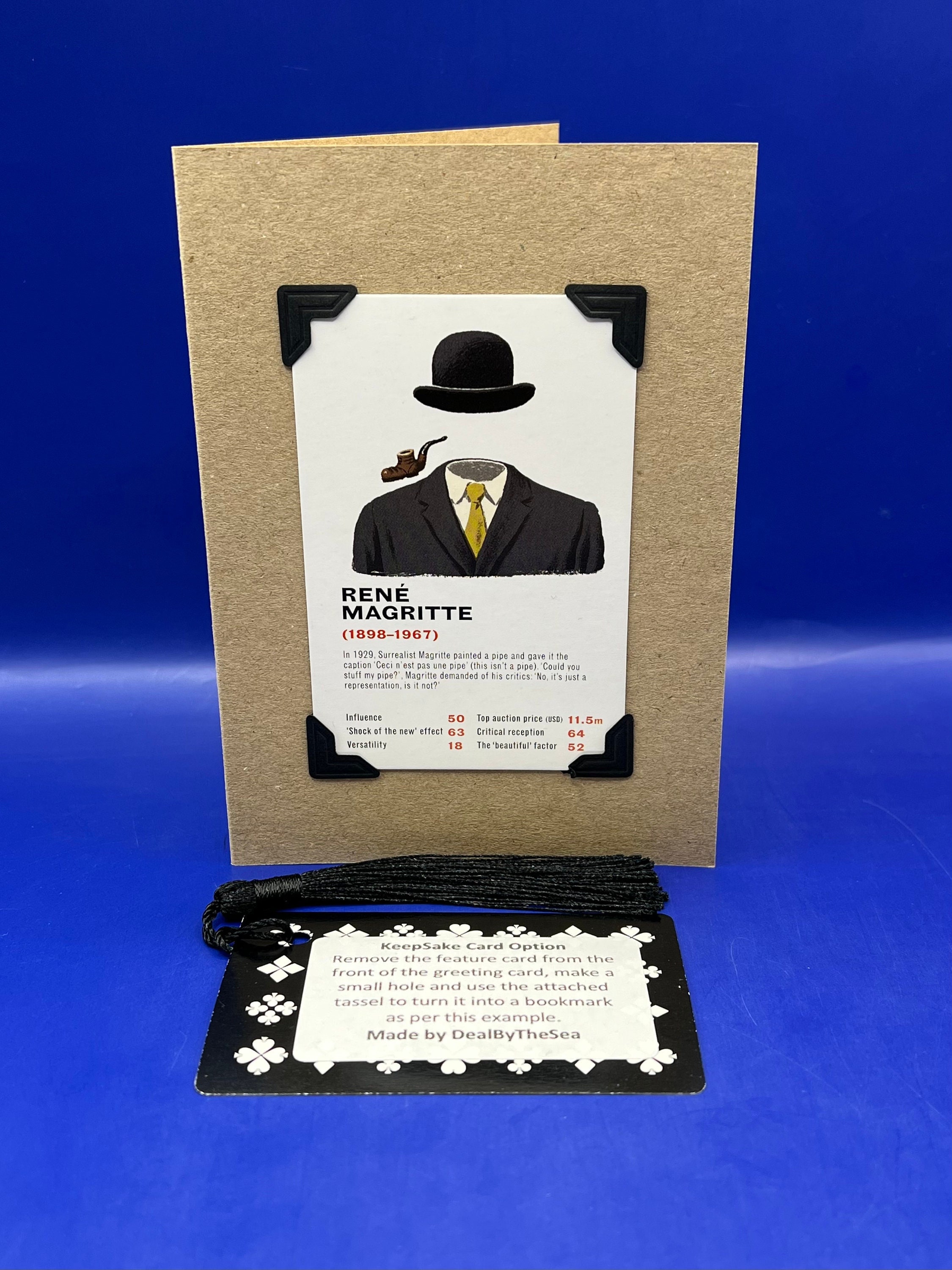 Rene Magritte Artists Trump Card Keepsake Greeting Card | Etsy