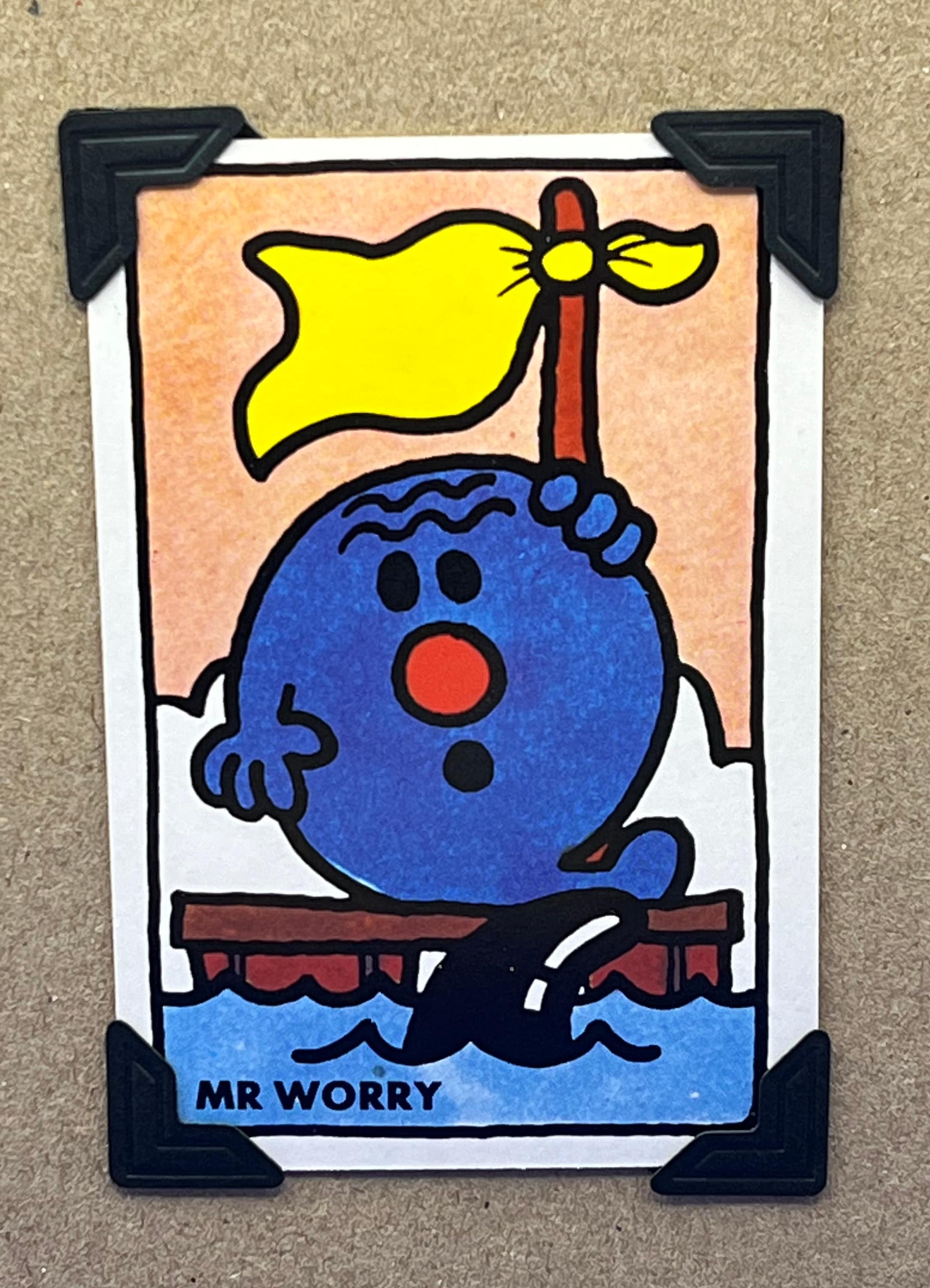 Vintage Mr Worry Mr Men Character Card Keepsake Greeting Card - Etsy ...