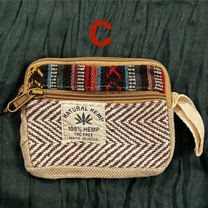 Hemp Coin Purse Wallet - Etsy UK