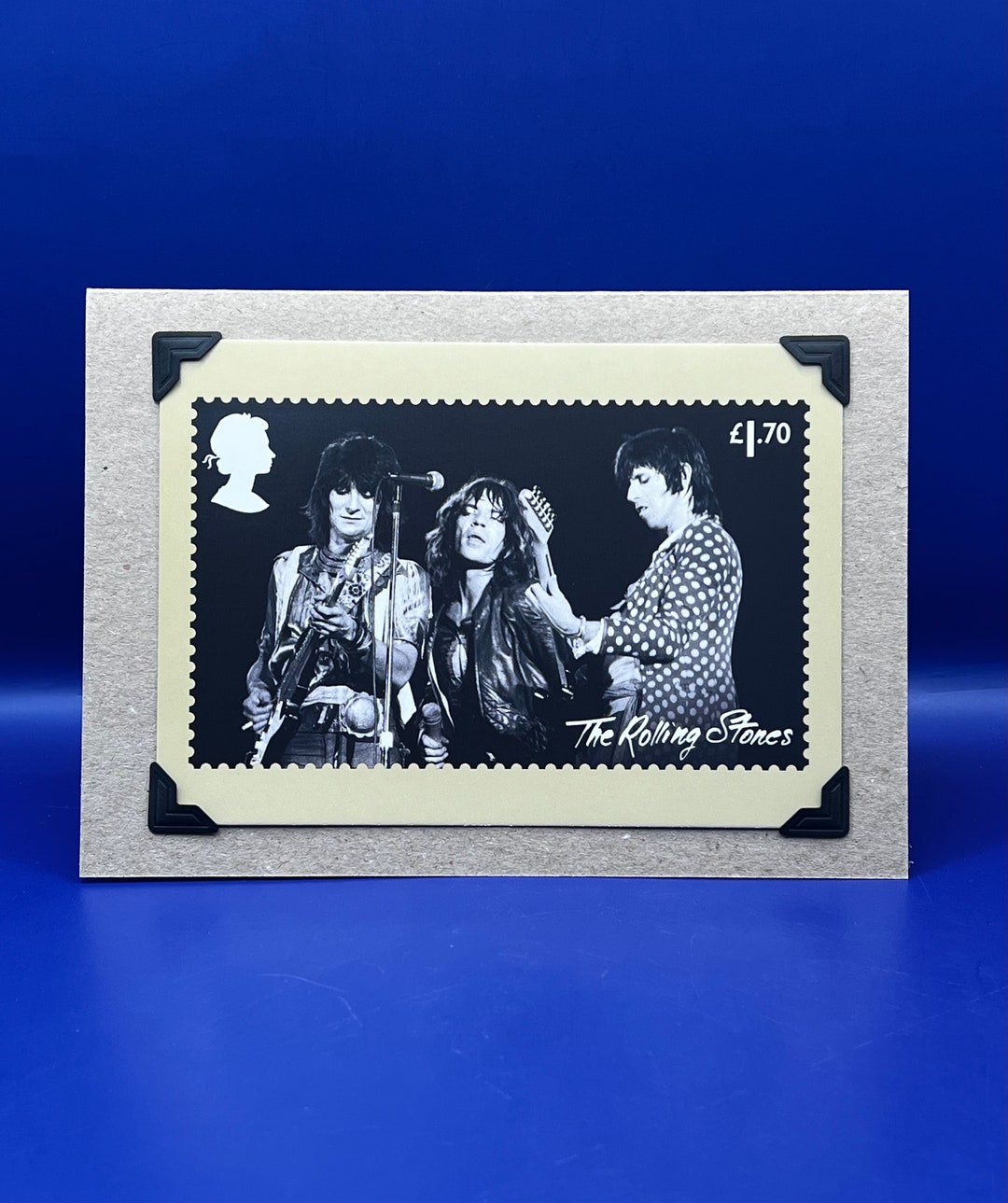 The Rolling Stones PHQ Postcard 2022 Post Office Stamps Original ...