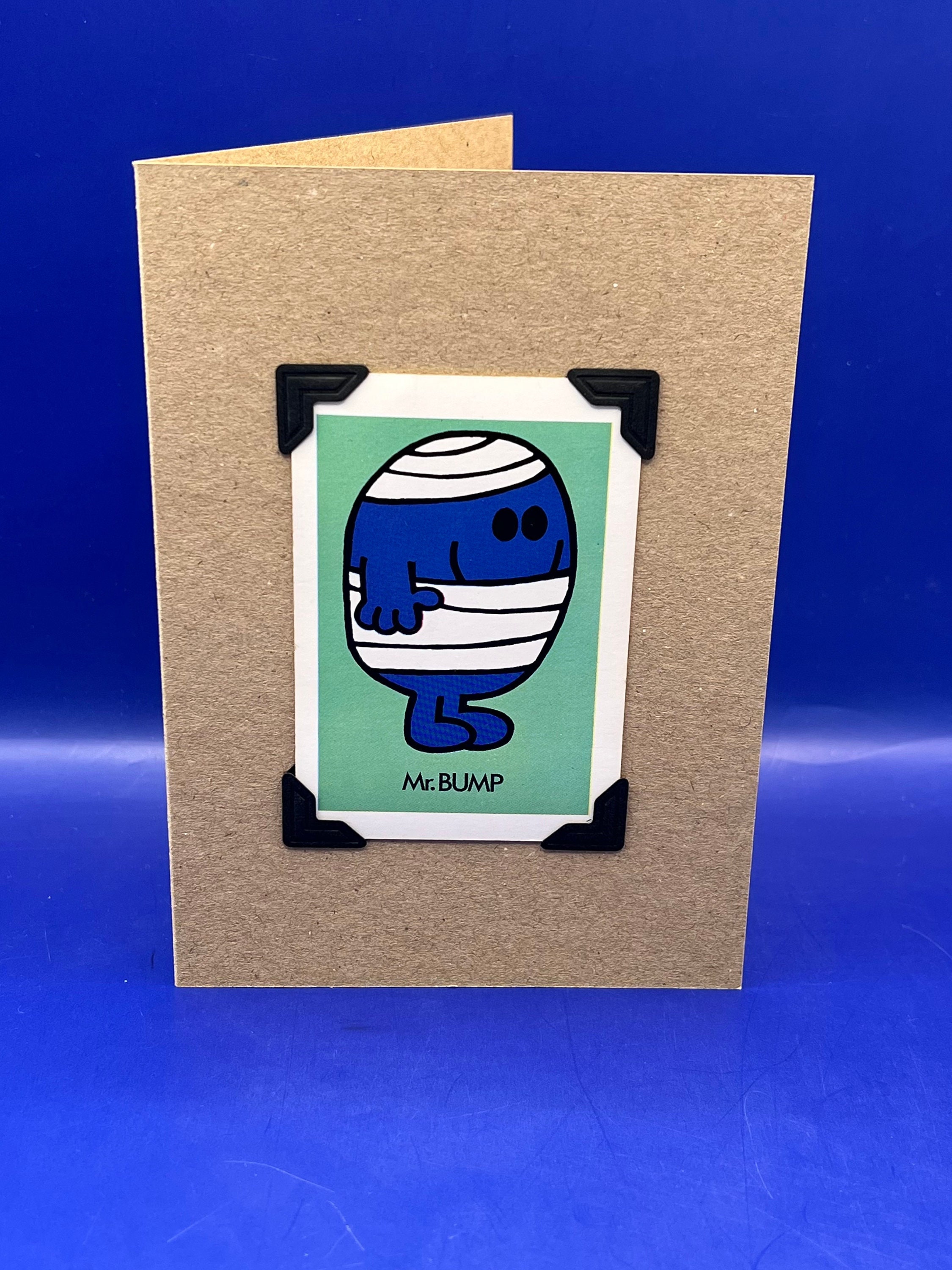 Vintage Mr Men Mr Bump 1976 Character Card Keepsake Greeting - Etsy