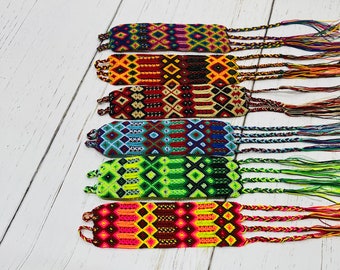 Mexican Friendship Bracelet Set / 1 Wide / Boho Gypsy - Etsy