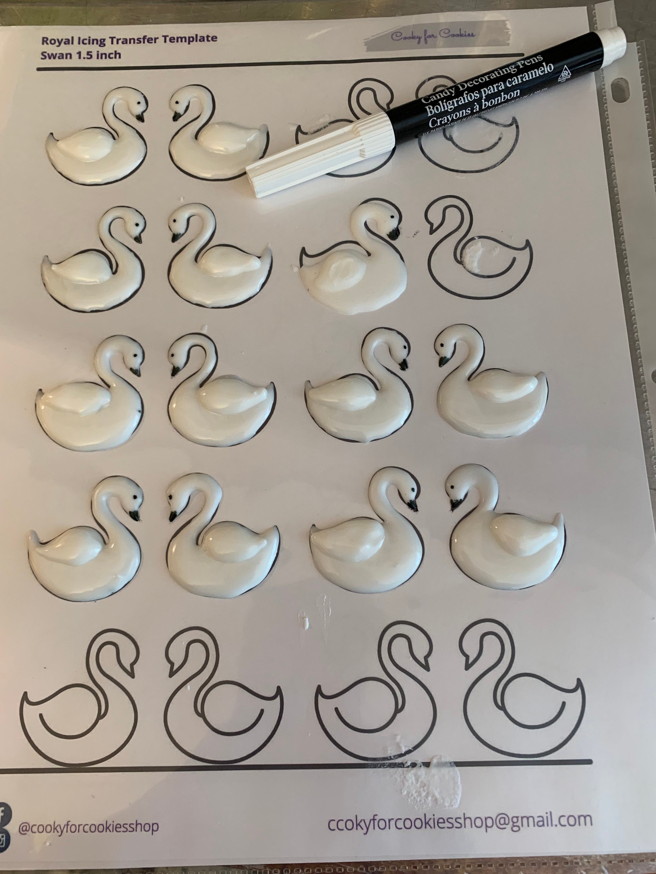 Royal Icing Piping Templates