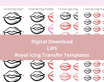 Royal Icing Lips - Etsy