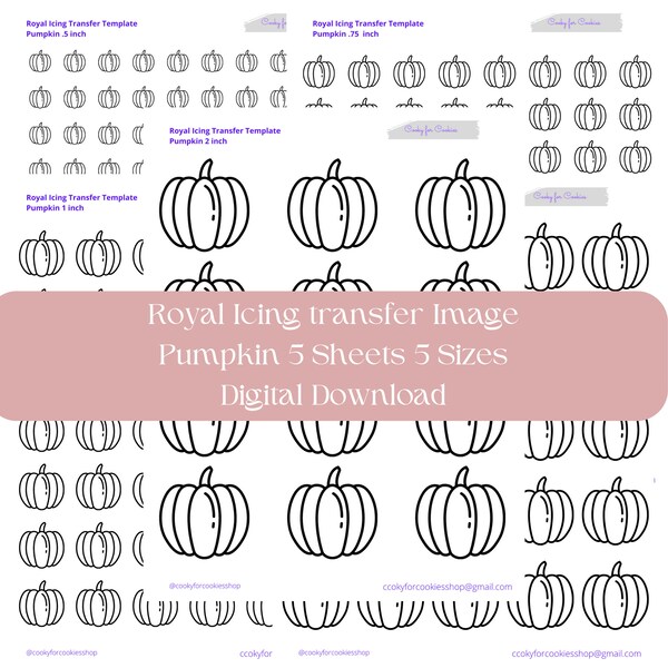 Halloween Royal Icing Transfer Sheet - Etsy